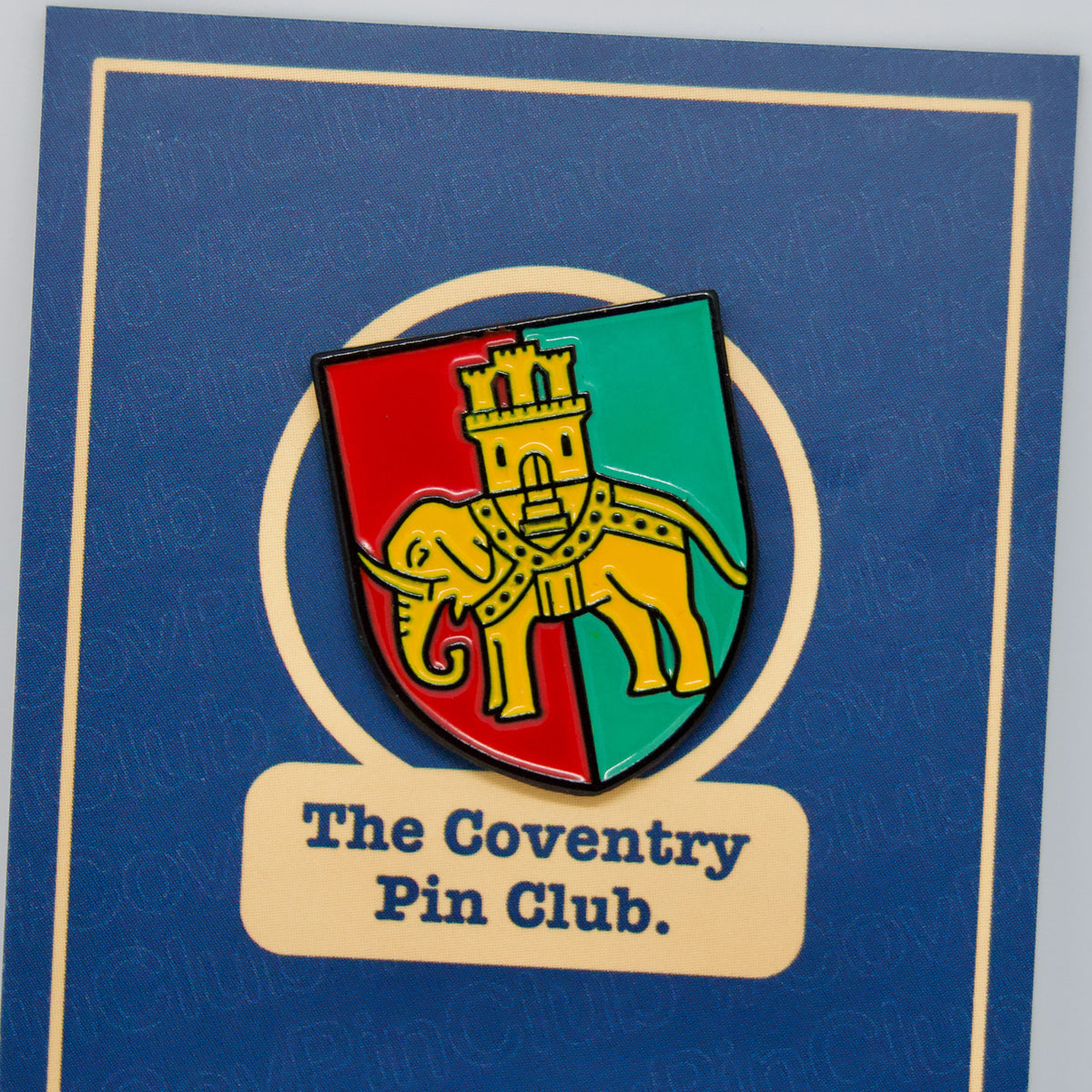 Coventry Coat of Arms pin badge – Etch & Pin