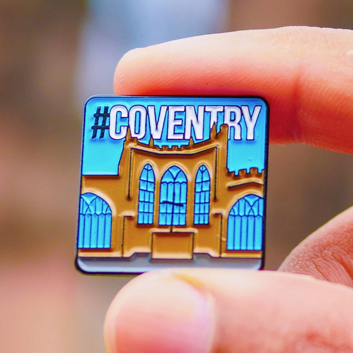 Coventry Cathedral Enamel Pin - Etch & Pin Coventry pin badge